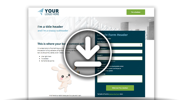 Free Responsive Pardot Landing Page Template Free Pardot Templates